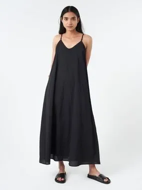 XiRENA | Dresses | Xirena Black Maxi Dress With Thin Spaghetti Straps ...